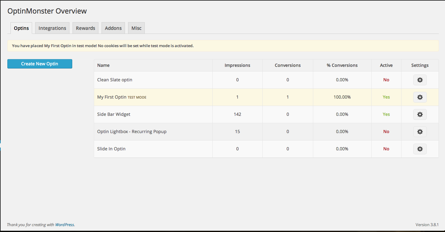 How To Enable Test Mode Optinmonster