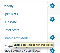 How to Enable Test Mode - OptinMonster