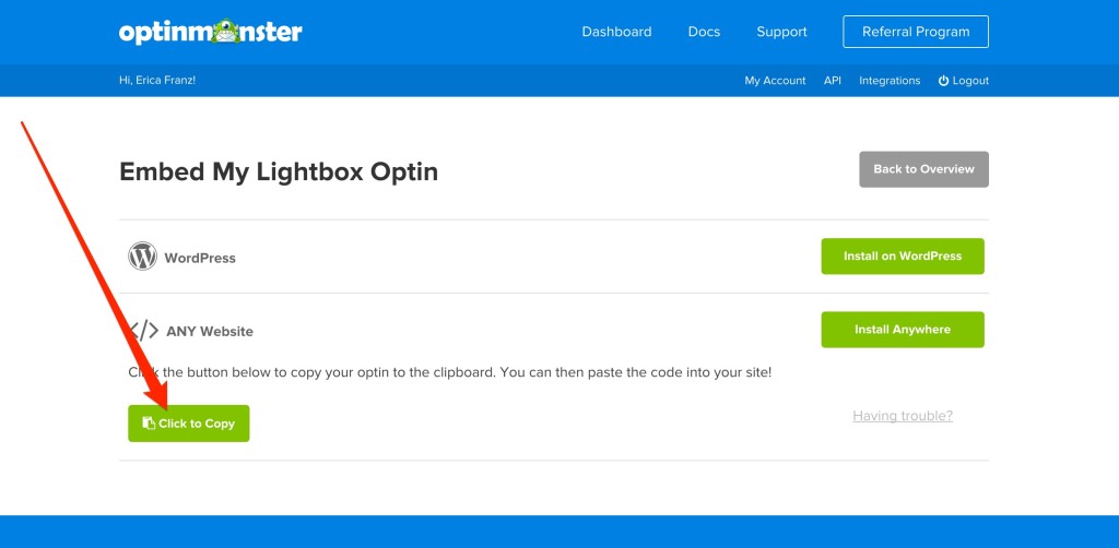 How to Integrate OptinMonster with Shopify