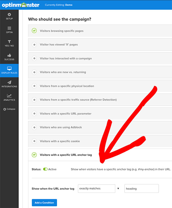How to Target Visitors With a Specific Anchor Tag