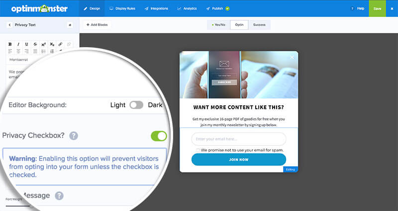 How to Add a Privacy Policy