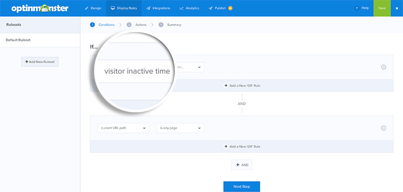 How to Use the InactivitySensor™ in OptinMonster