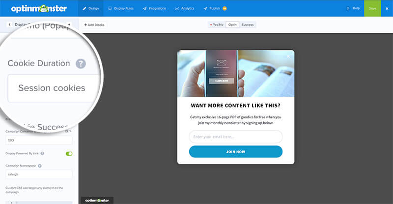 How OptinMonster Uses Campaign Cookies and Global Cookies