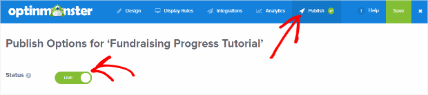 How to Add a Fundraising Progress Bar With OptinMonster