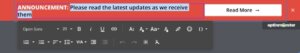 Tips to Create a Website Notification Bar for Better UX