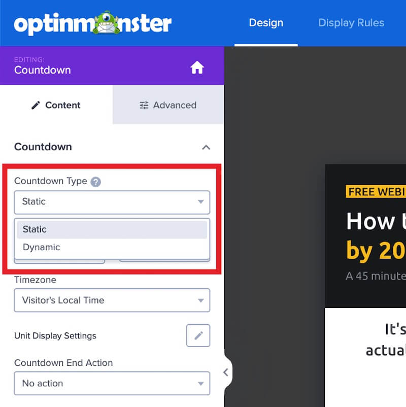 How to Create a Countdown Timer Campaign on Your Website