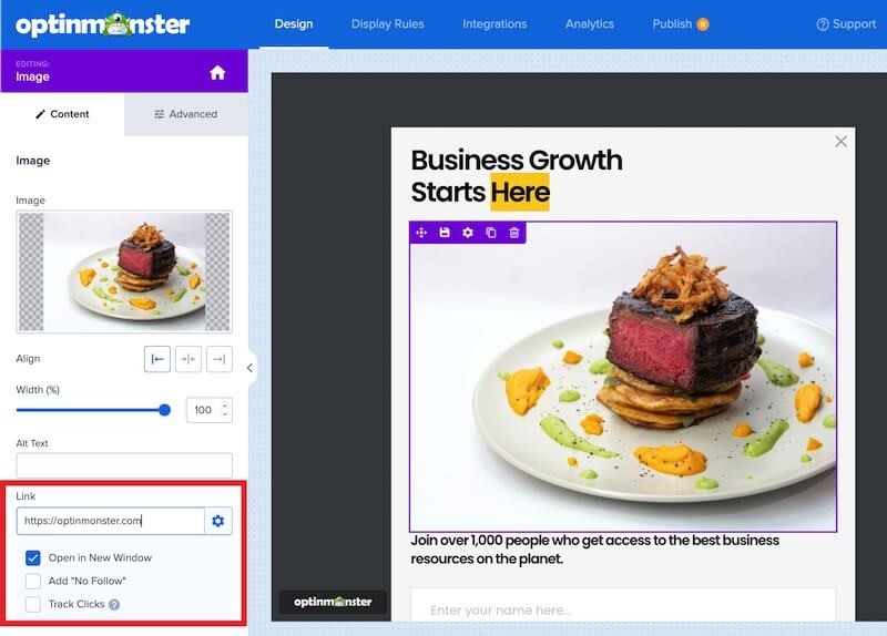 Add an Image to Your OptinMonster Campaign - OptinMonster